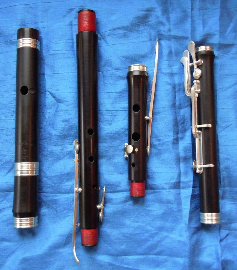 One of my Low A flutes, fully keyed - Irish Flute - Chiff & Fipple